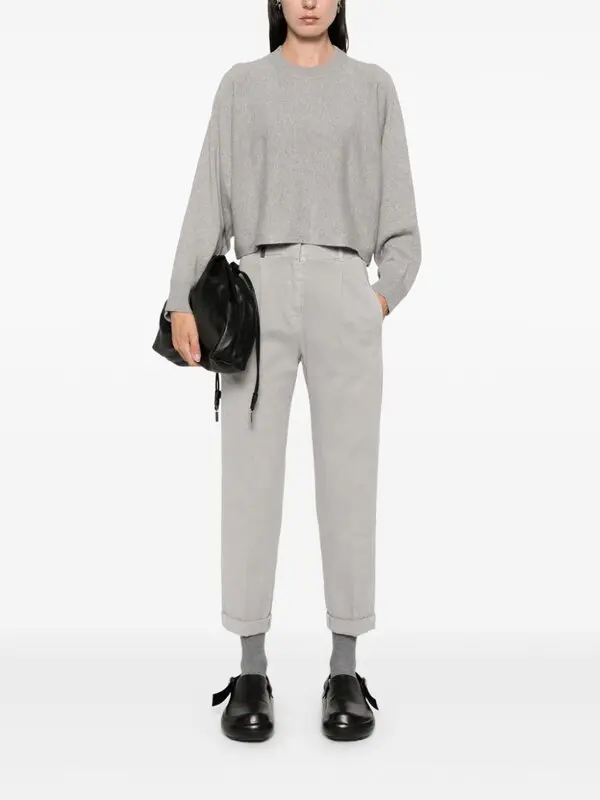 Peserico Tapered Gabardine Trousers
