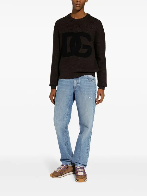 Dolce & Gabbana Logo Patch Jumper