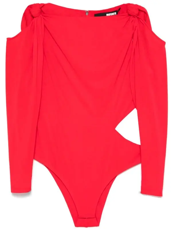 Remain Birger Christensen Knotted Bodysuit - Red