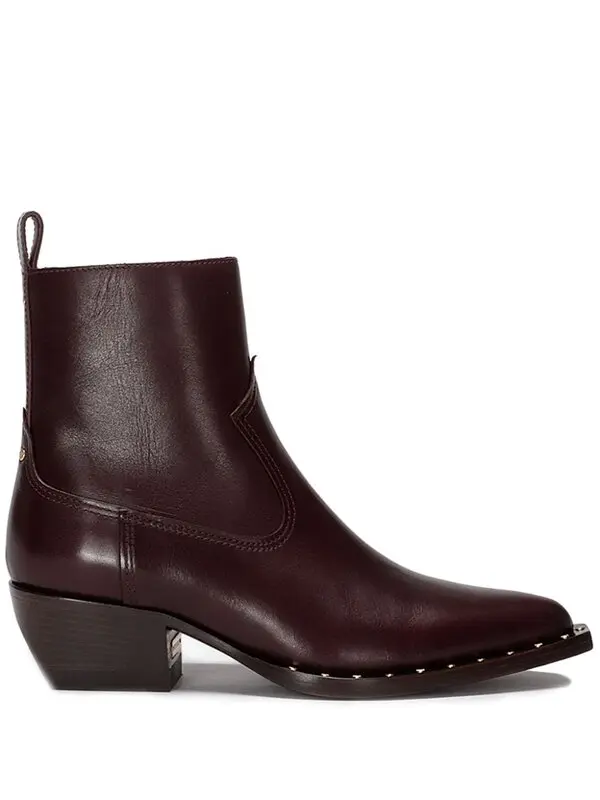 Golden Goose Debbie Cowboy Boots - Red