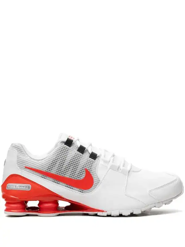 Nike Shox ""orange "" Sneakers - White | Editorialist