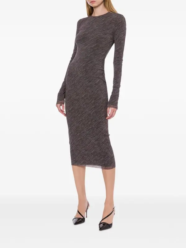 philosophy long sleeve dress Philosophy Di Lorenzo Serafini Gathered Long-Sleeve Dress In Pink - 52% Off