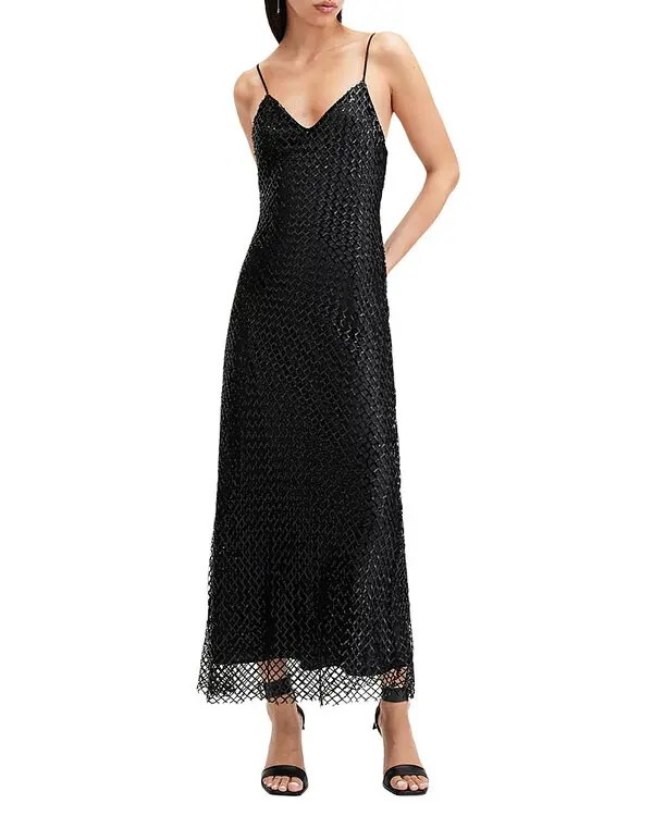 All Saints Chantelle Maxi Dress - Black