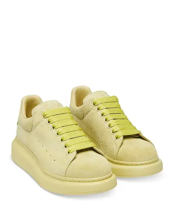 Alexander Mcqueen Oversized Sneakers In Gold 60% Off Editorialist