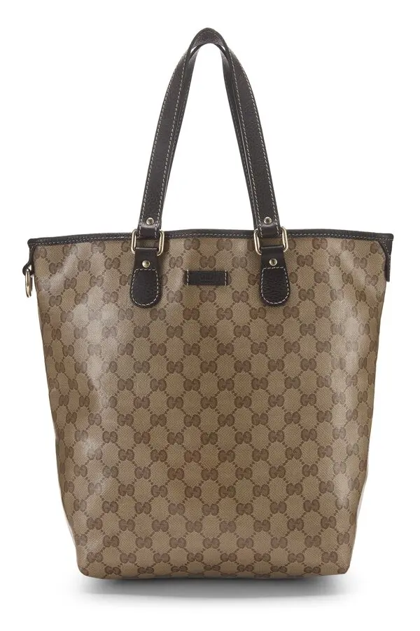 Gucci Crystal Canvas Vertical Small Tote