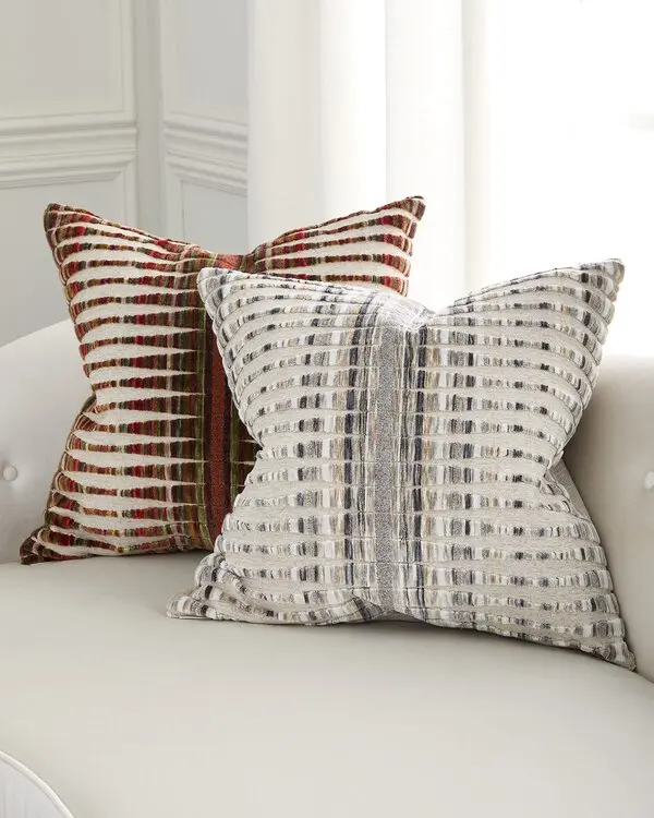 D.V. KAP HOME Knock Out Decorative Pillow, 24" Square - Sandstone