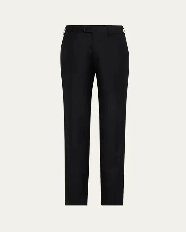 Kiton Wool Tuxedo Trousers