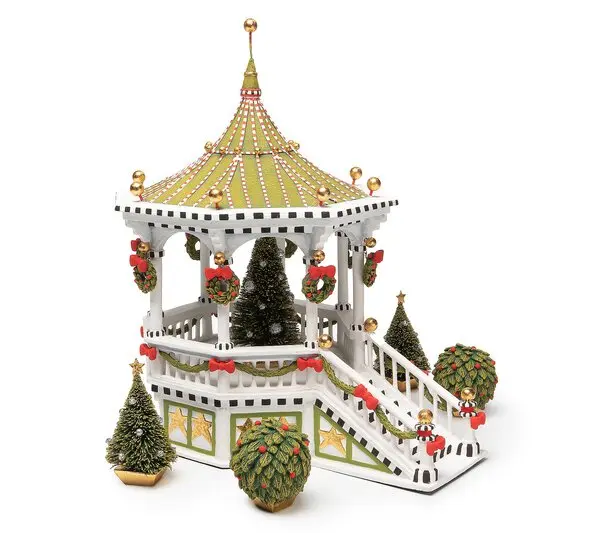 MACKENZIE-CHILDS Caroler Gazebo Display