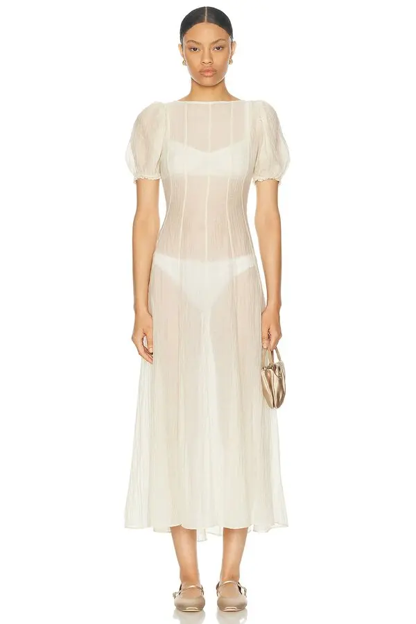 Lpa Emory Midi Dress - Ivory