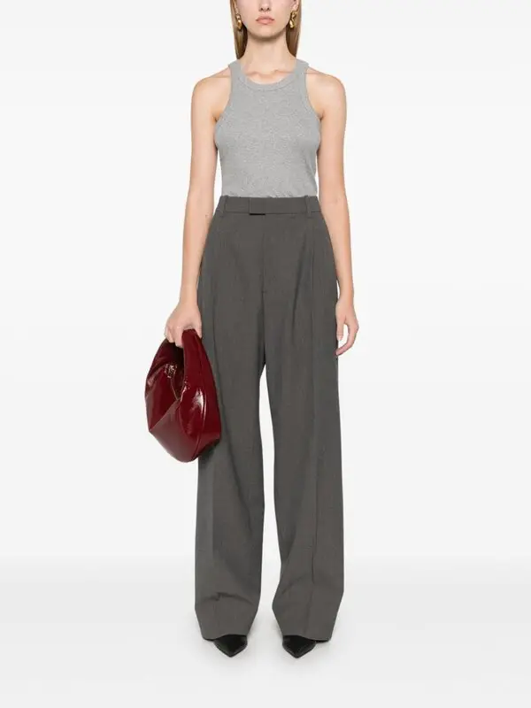 TOTÊME Curved Ribbed Tank Top