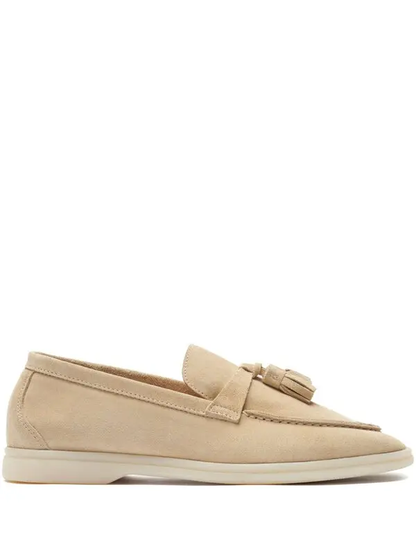 SCAROSSO Leandra Loafers - Neutrals