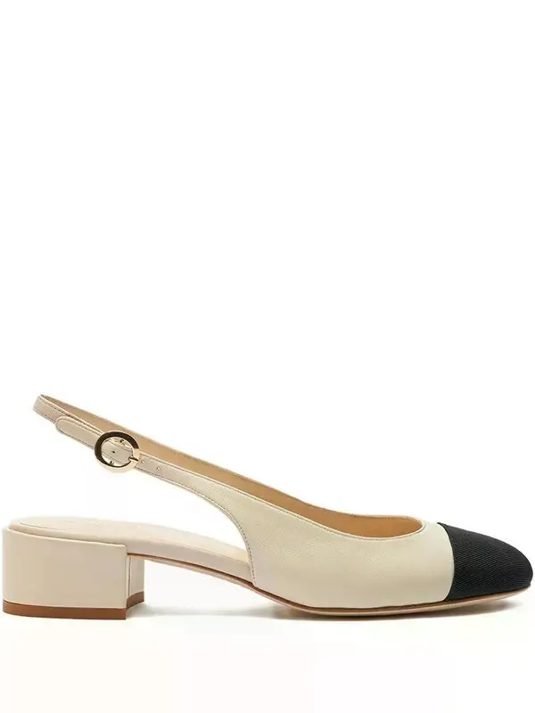 SCAROSSO 35mm Coco Pumps - White