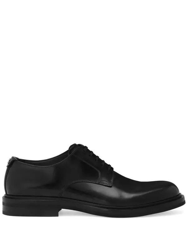 Dolce & Gabbana Interlocking Dg Plaque Derby Shoes