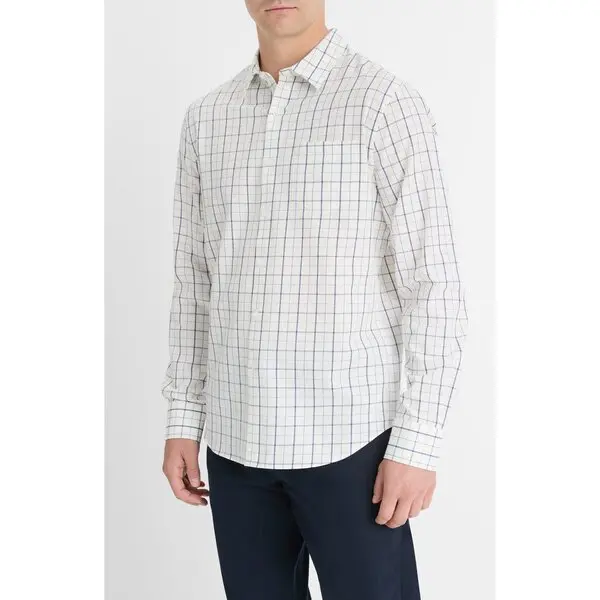 Vince Barlow Plaid Button-up Shirt