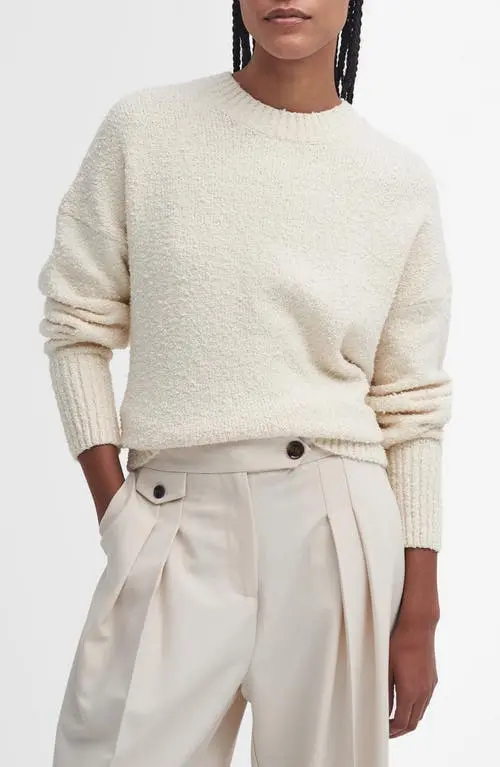 Barbour Iris Cotton Blend Bouclé Sweater