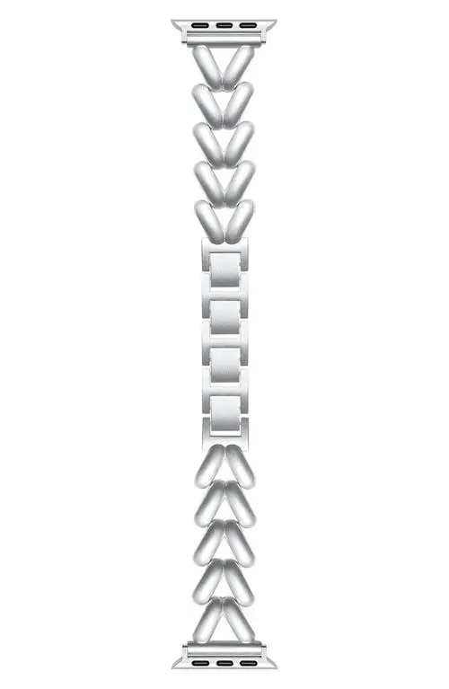 THE POSH TECH Caroline Bracelet Apple Watch® Watchband - Silver