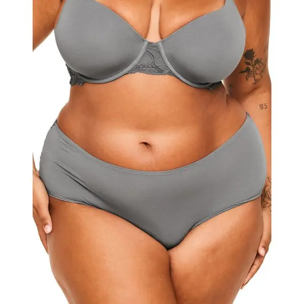 ADORE ME Teagan Shortie Panties - Dark Grey