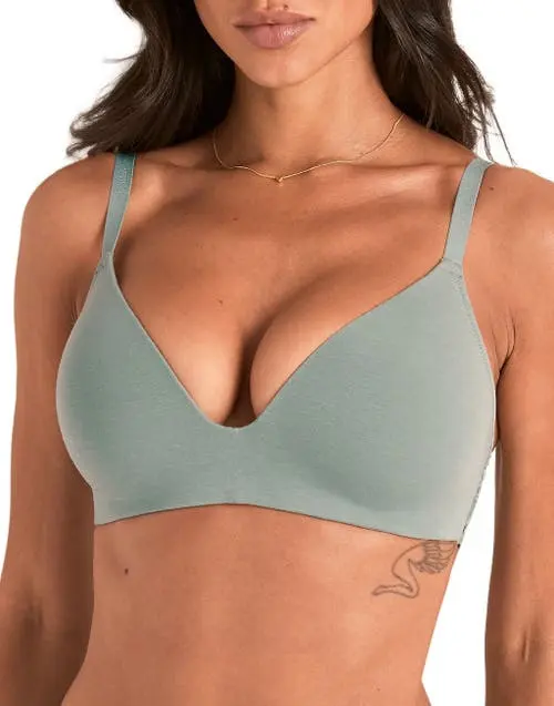 ADORE ME Harlowe Contour Plunge Bra - Medium Green