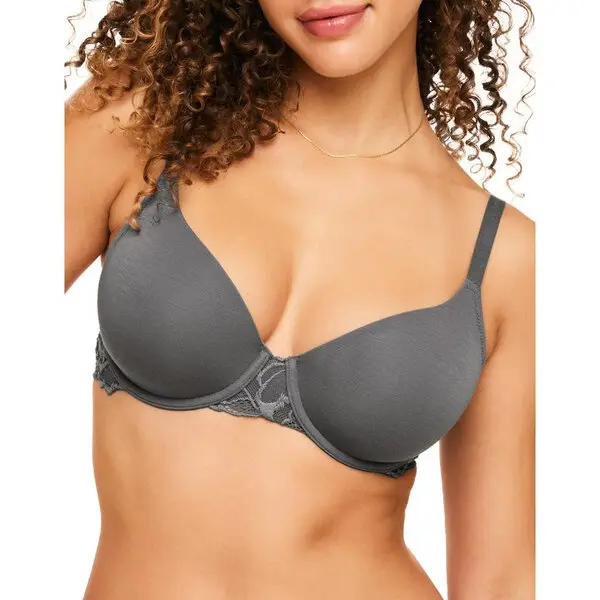 ADORE ME Teagan Contour Full Coverage Bra - Dark Grey