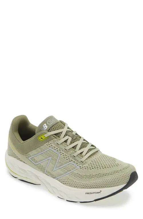 NEW BALANCE Fresh Foam X 860 V14 Running Shoe - Olivine/ Silver Metallic