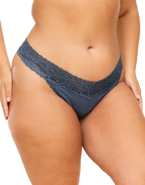ADORE ME Kourtni Thong Panties - Dark Blue