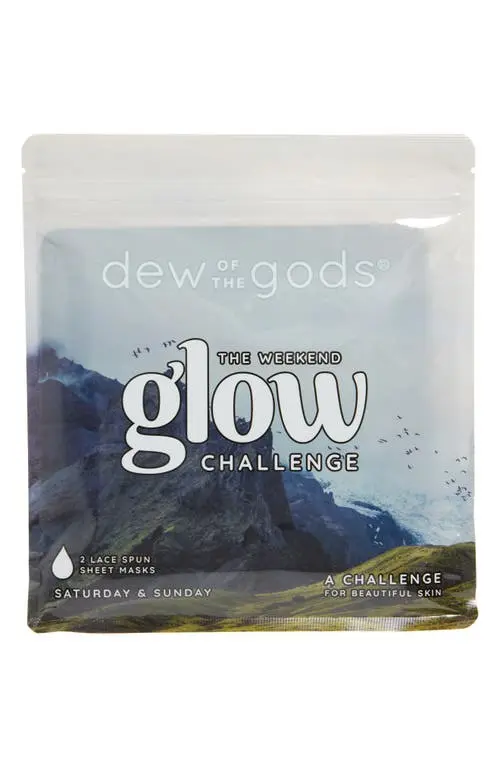 DEW OF THE GODS The Weekend Glow Challenge Face Mask Set