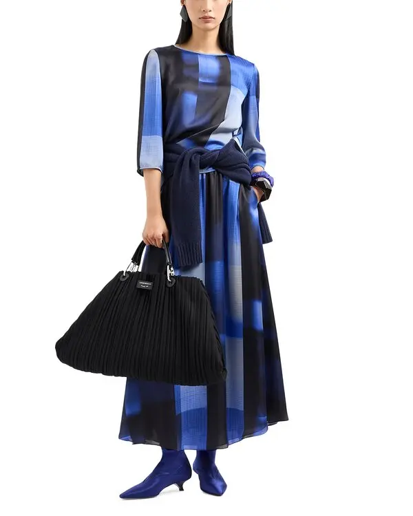 Emporio Armani Ombre Checkered Top