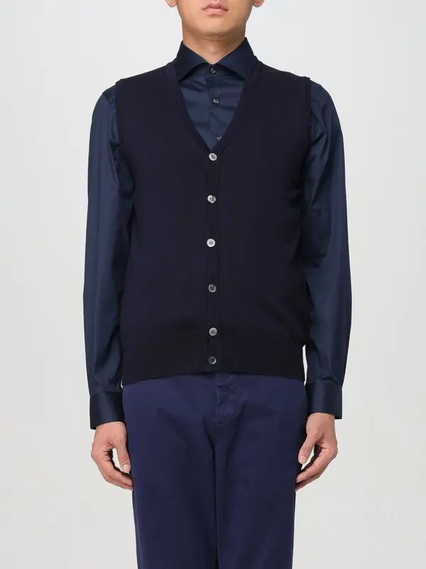 XC Buttoned Suit Vest - Blue