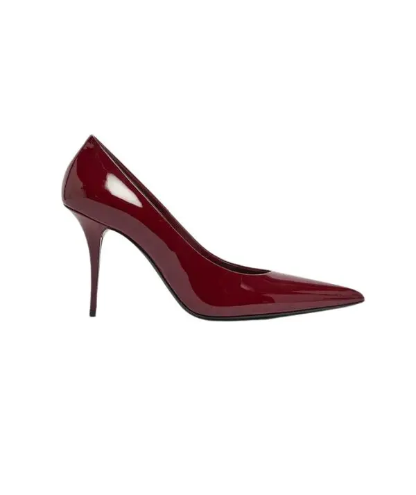 Saint Laurent Norma Leather Pumps - Grenade