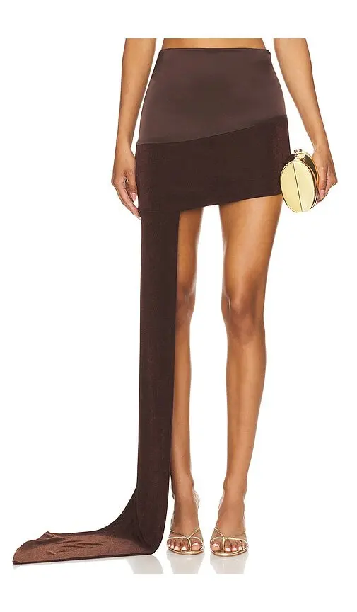 KHANUMS Asymmetric Mini Skirt