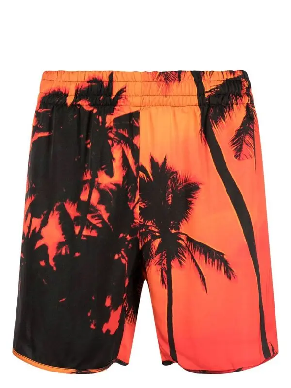 BLUE SKY INN Printed Swim Shorts - Orange