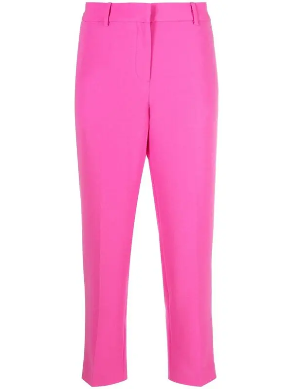 Michael Kors Slim Cropped Trousers - Fuchsia