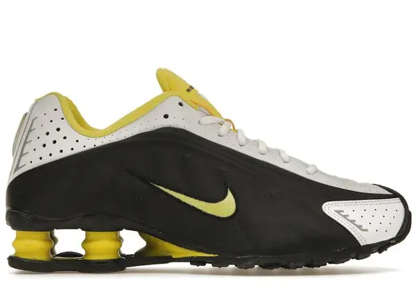 Nike Shox R4 Sneakers - Black/dynamic Yellow/white
