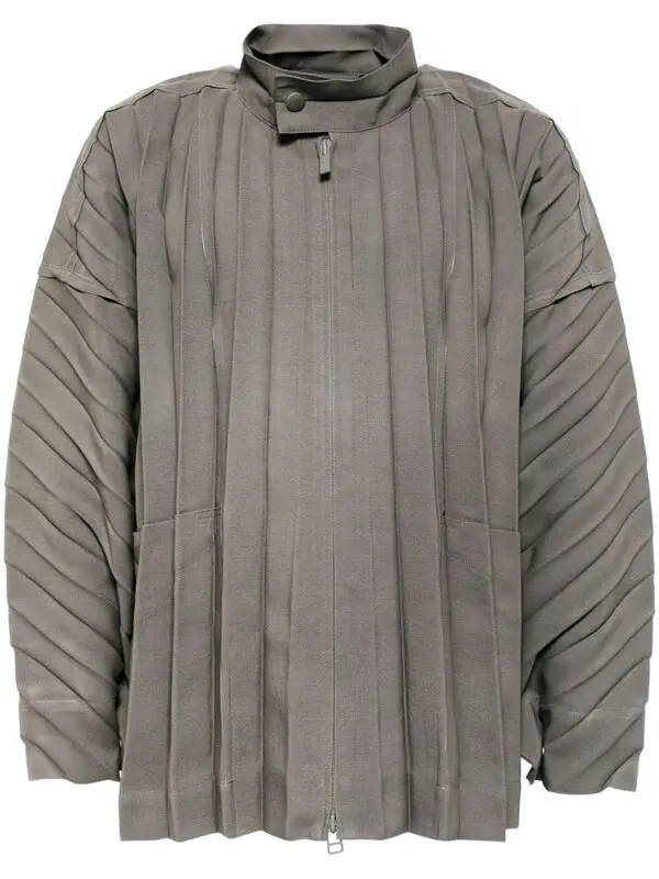 Issey Miyake Edge Pleated Jacket