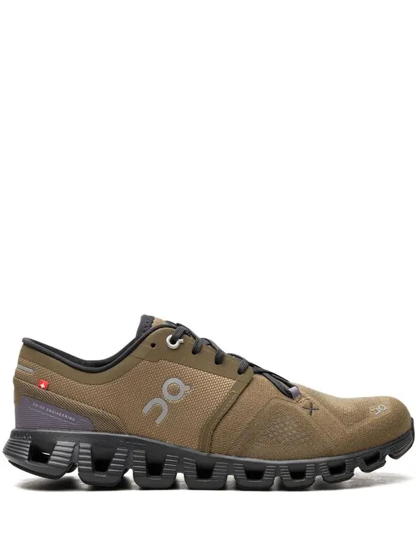 On Cloud X 3 Sneakers - Brown