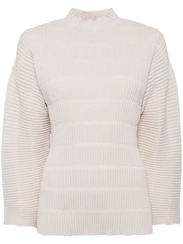 Issey Miyake Knitted Jumper - Neutrals