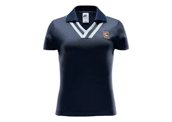 Nike X Yoon Short-sleeve Polo - Armory Navy Blue/white