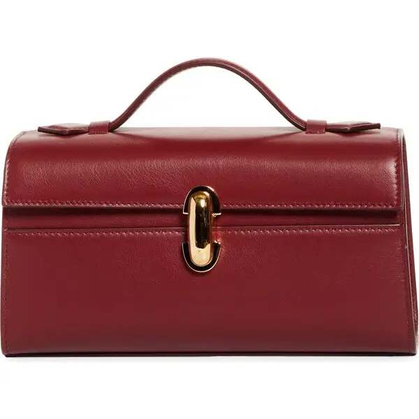 Savette Slim Symmetry Top Handle Bag - Wine