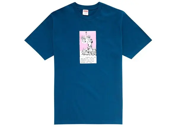 Supreme Liberty Tee Shirt - Indigo