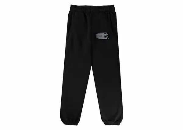 ERIC EMANUEL Ee Basic Sweatpant - Black/reflective Grey