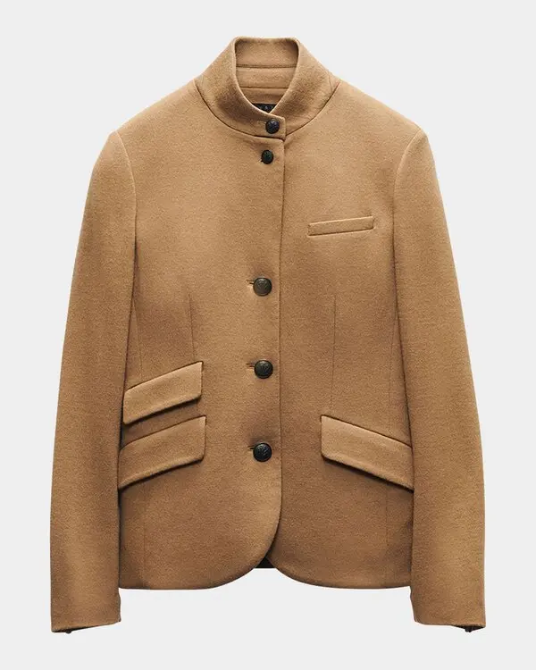 Rag & Bone Slade Japanese Wool Blazer - Camel