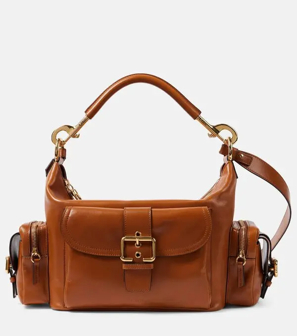 Chloé Medium Leather Camera Bag - Brown