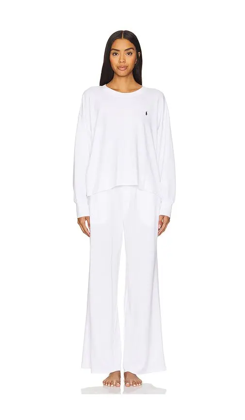 POLO RALPH LAUREN INTIMATES Pajama Set In White