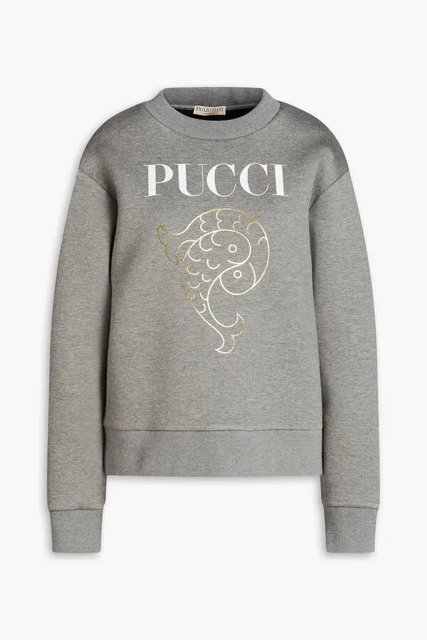 Emilio Pucci Logo-print Jersey Sweatshirt