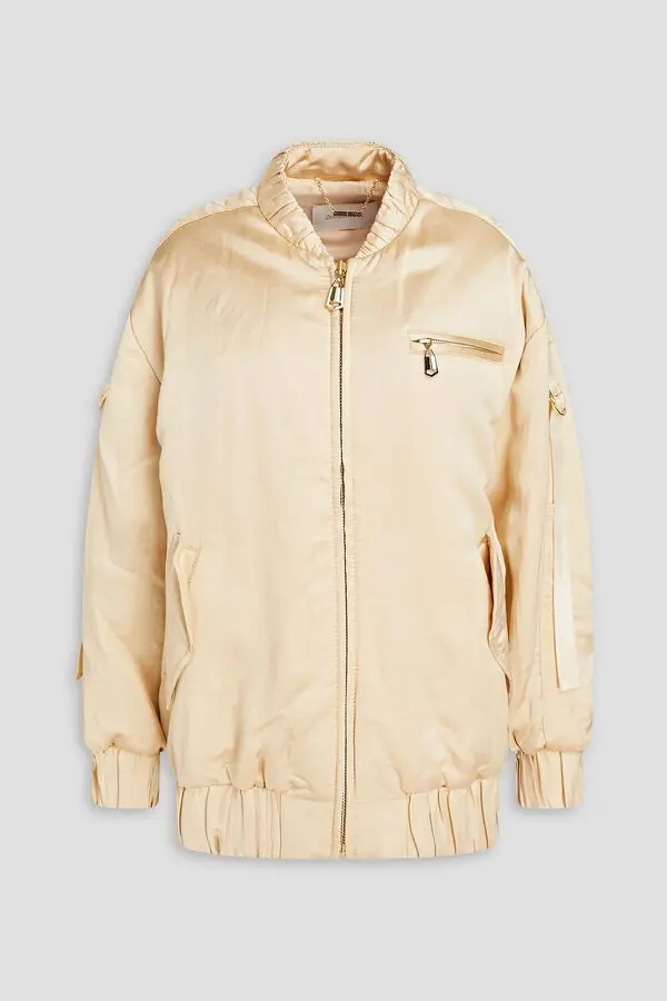 Zimmermann Padded Satin Bomber Jacket