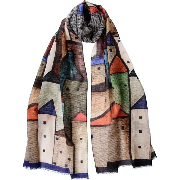 ELIZABETTA Villaggiowool Scarf - Tan