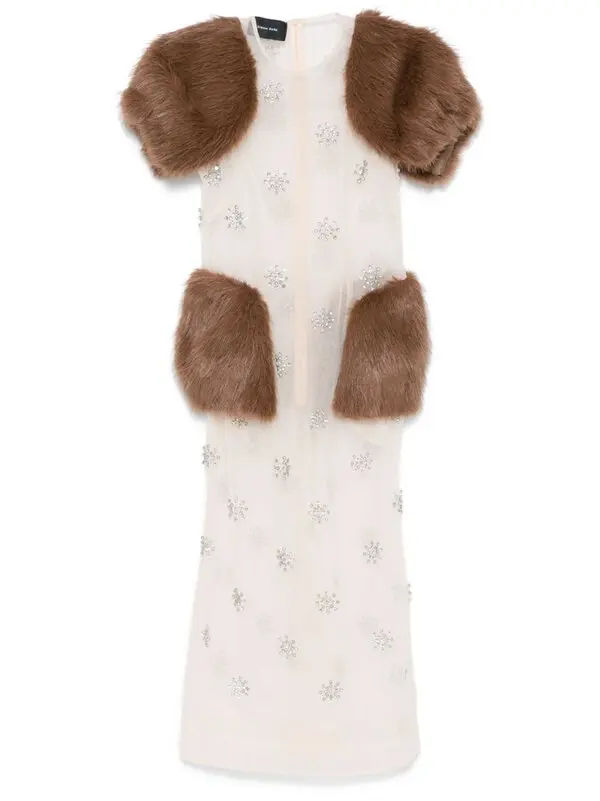 Simone Rocha Embellished Sleeveless Dress