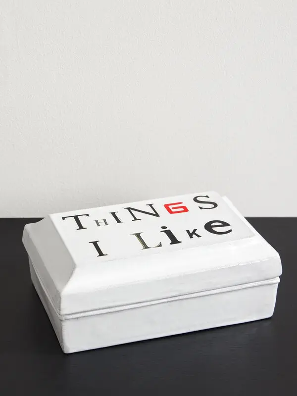ASTIER DE VILLATTE John Derian Things I Like Printed Ceramic Box
