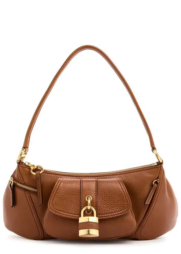 Chloé The 99 Grained Leather Shoulder Bag - Brown