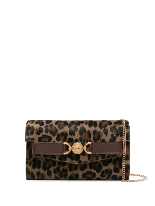 Versace Leopard-print Clutch